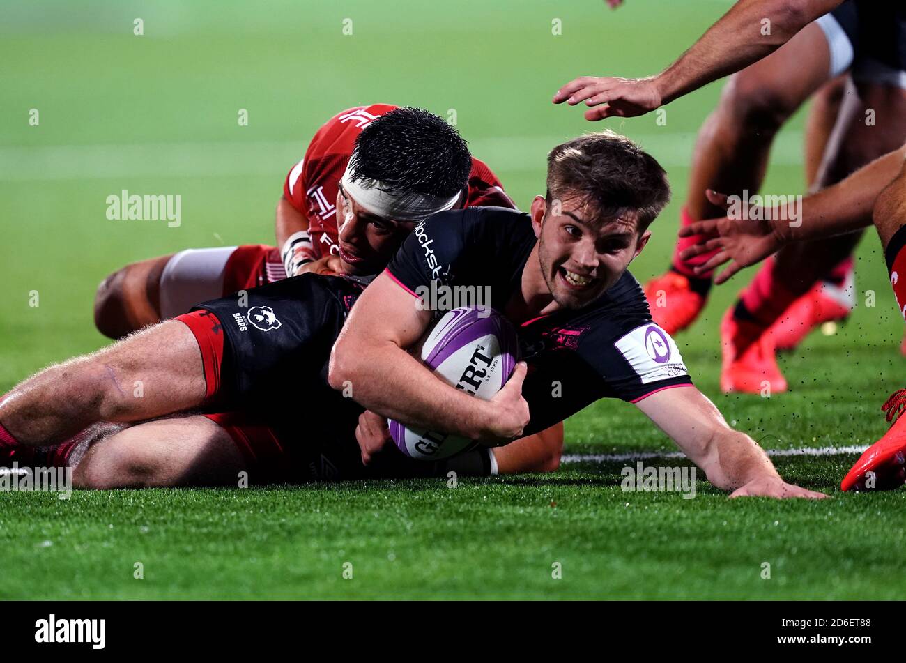 Bristol Bear's Harry Randall in action during the European Challenge ...