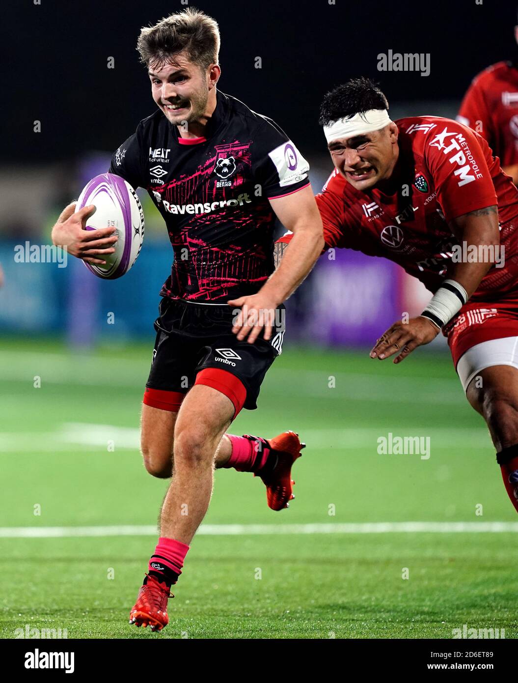 Bristol Bear's Harry Randall in action during the European Challenge ...
