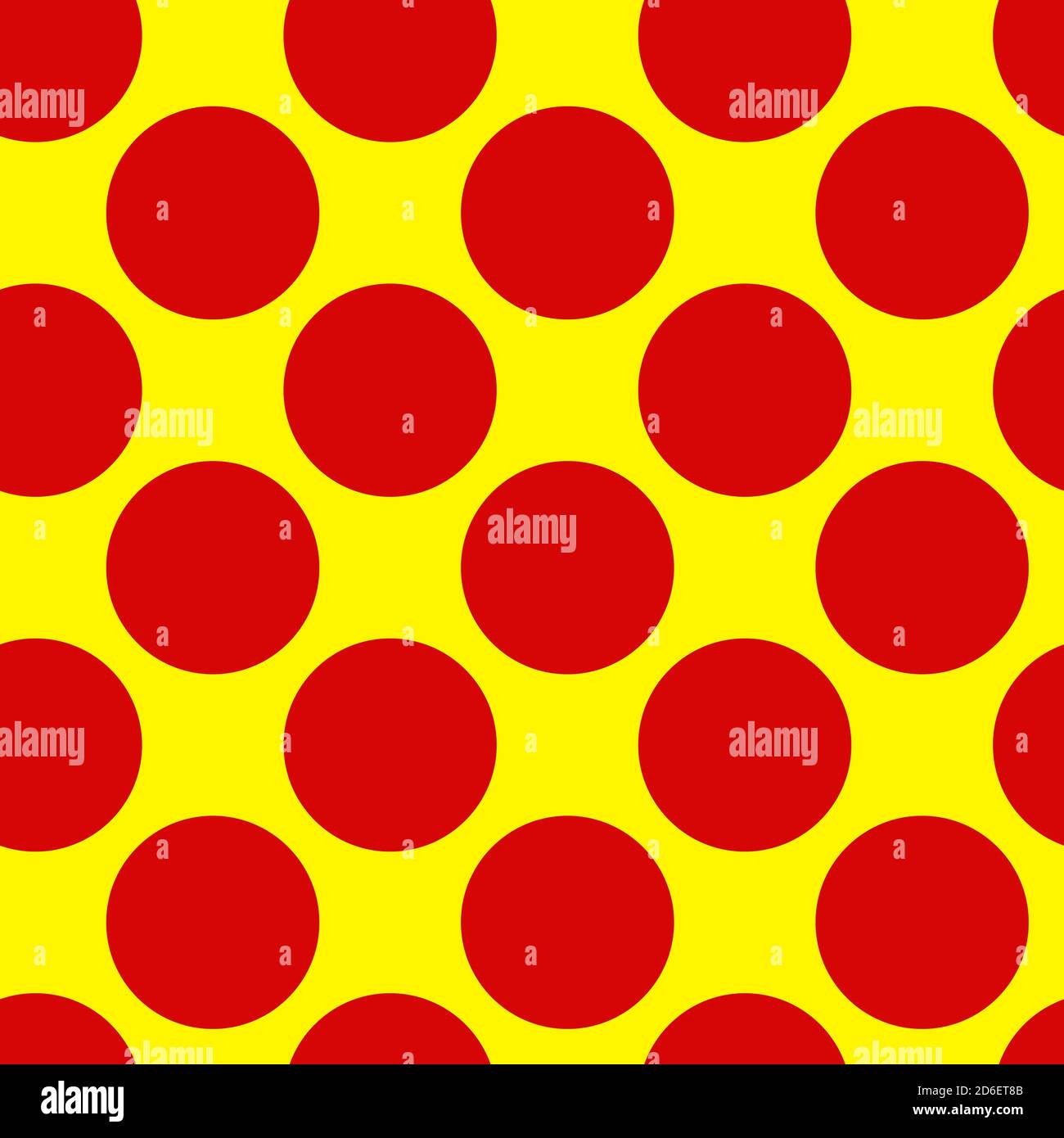 Popart, pointillist-pointillism seamless red, yellow circles, dots ...