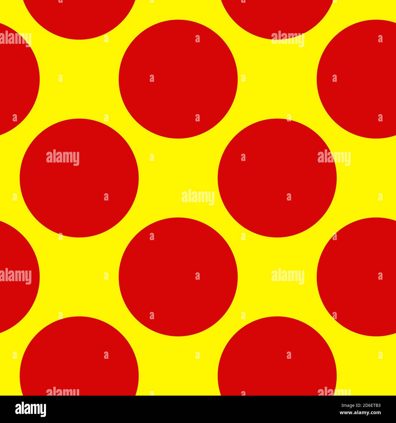 Popart, pointillist-pointillism seamless red, yellow circles, dots ...