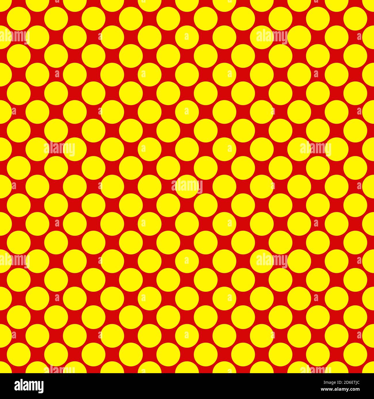 Popart, pointillist-pointillism seamless red, yellow circles, dots ...