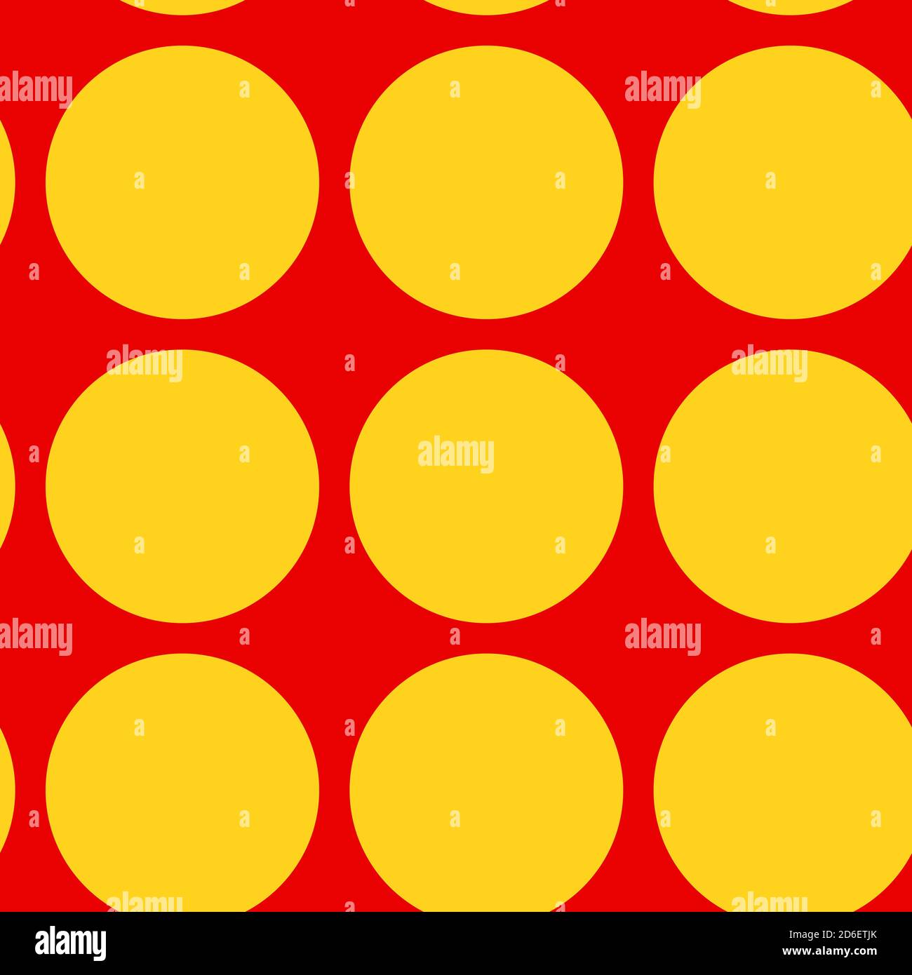 Popart, pointillist-pointillism seamless red, yellow circles, dots ...