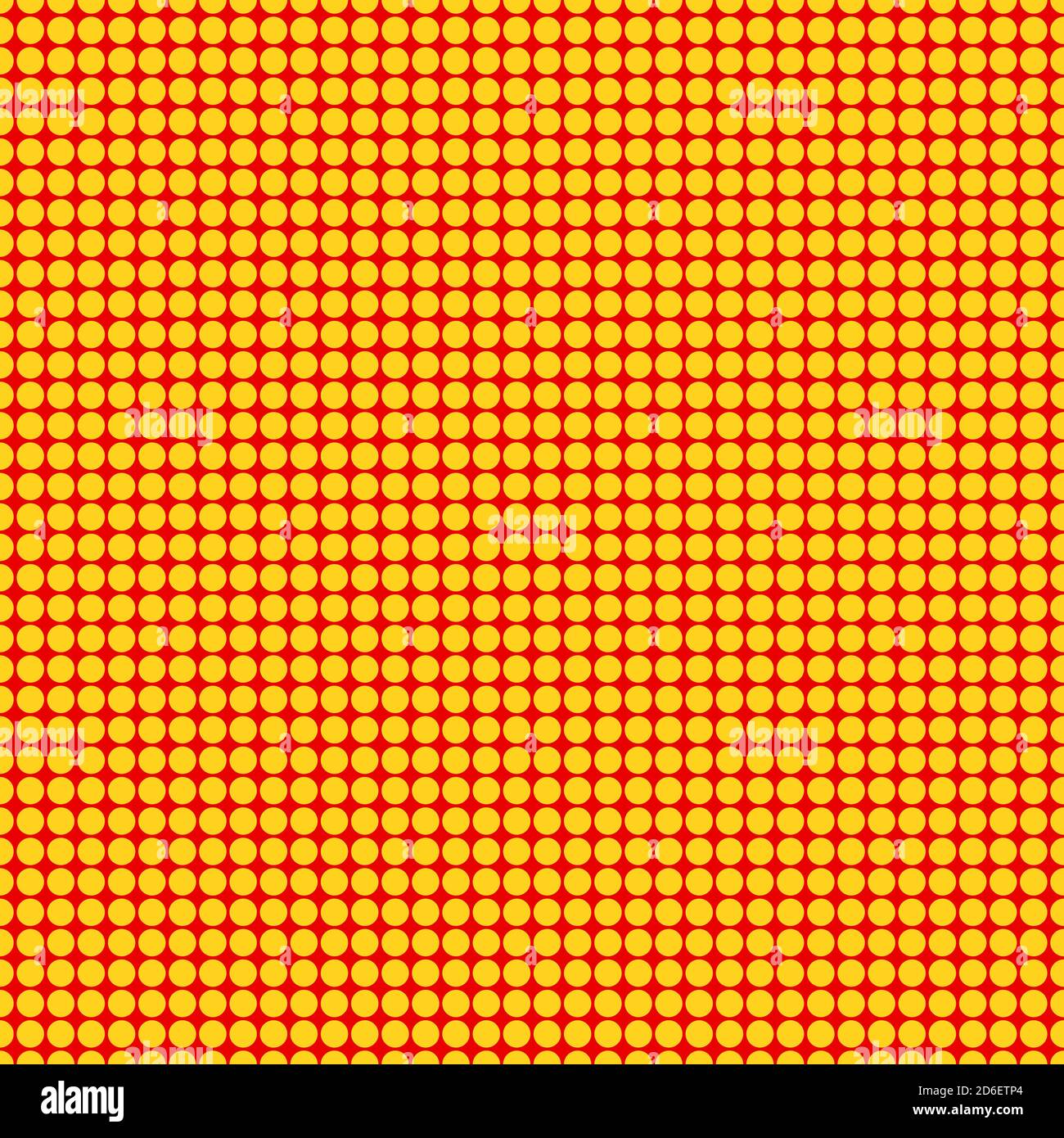 Popart, pointillist-pointillism seamless red, yellow circles, dots ...