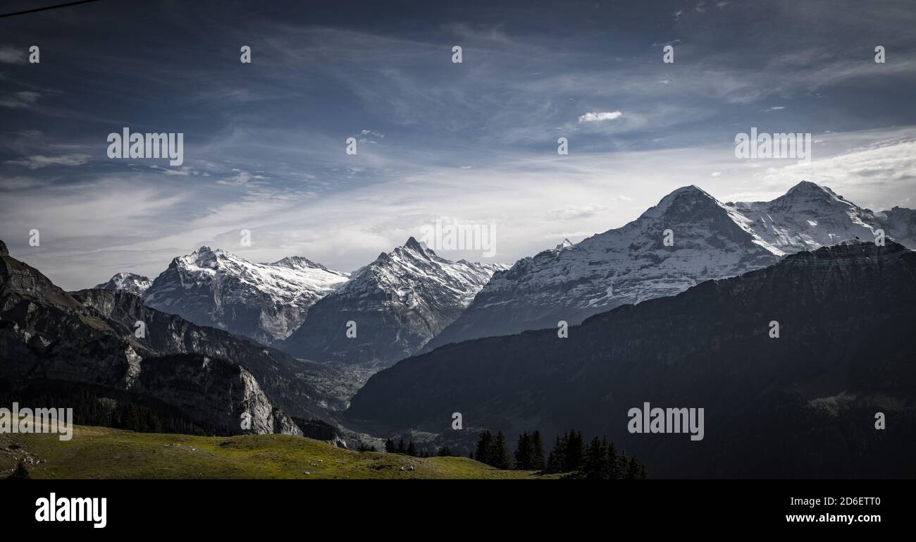 The wonderful mountains of the Swiss Alps Stock Photo - Alamy