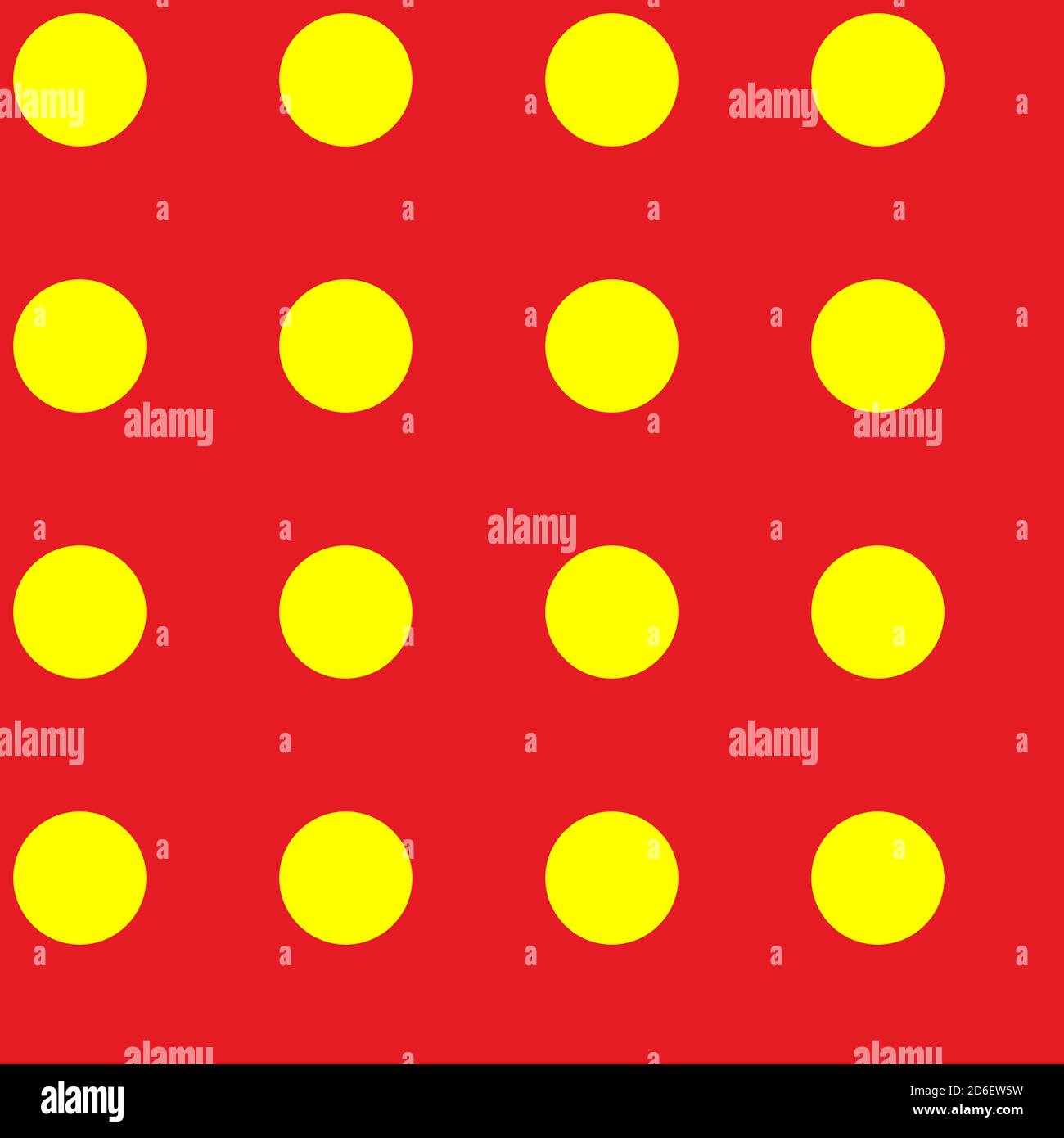 Popart, pointillist-pointillism seamless red, yellow circles, dots ...