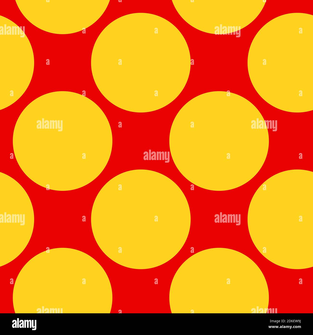 Popart, pointillist-pointillism seamless red, yellow circles, dots ...