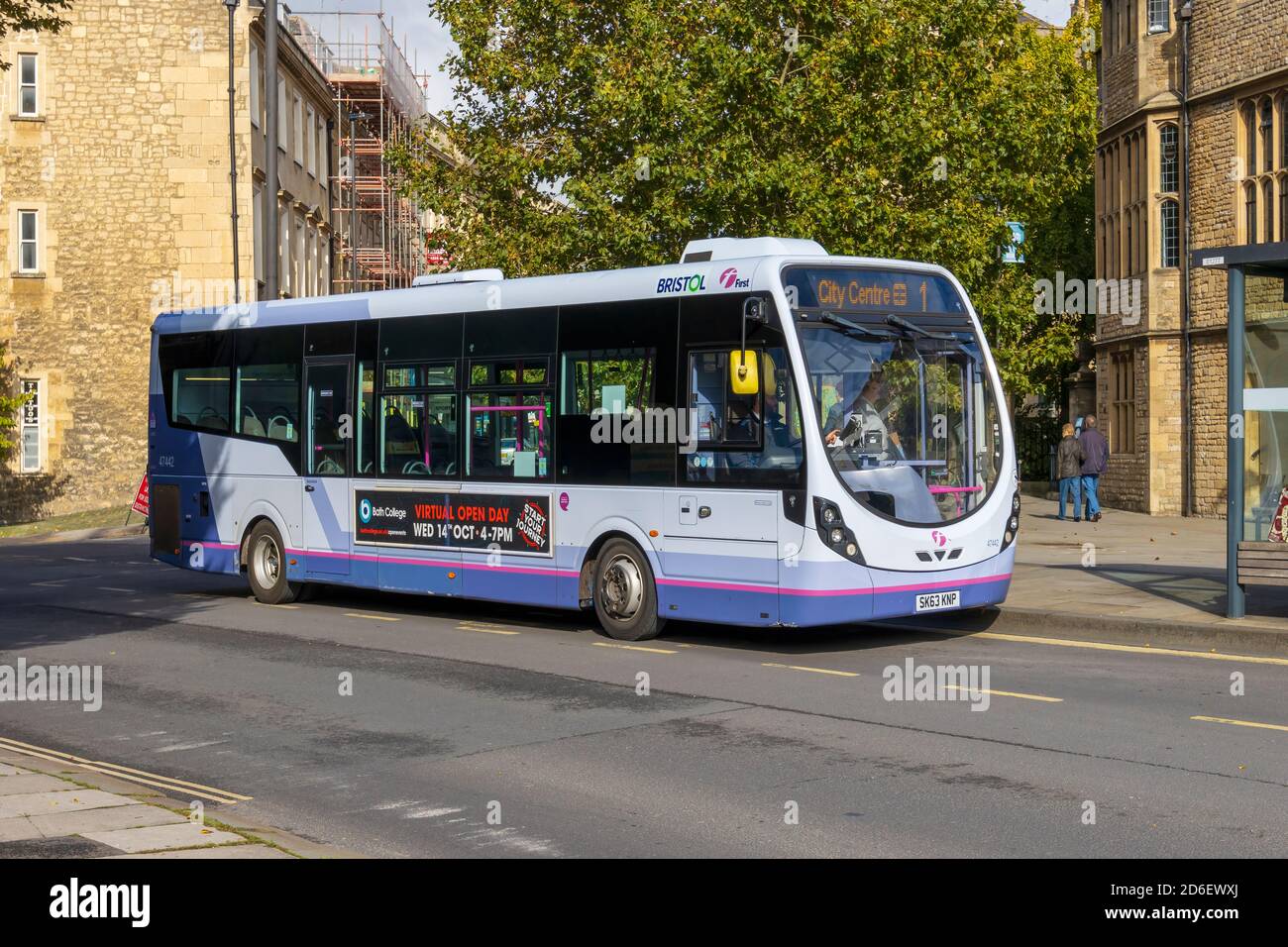 First Bus, A 2013 Wrightbus Streetlite DF, Single Deck bus, in Bath ...