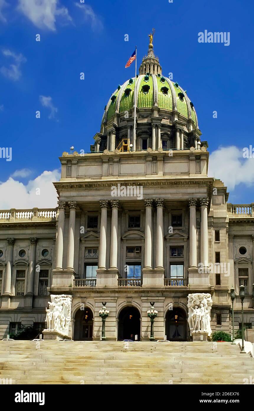 Harrisburg Pennsylvania State Capitol Building Stock Photo - Alamy