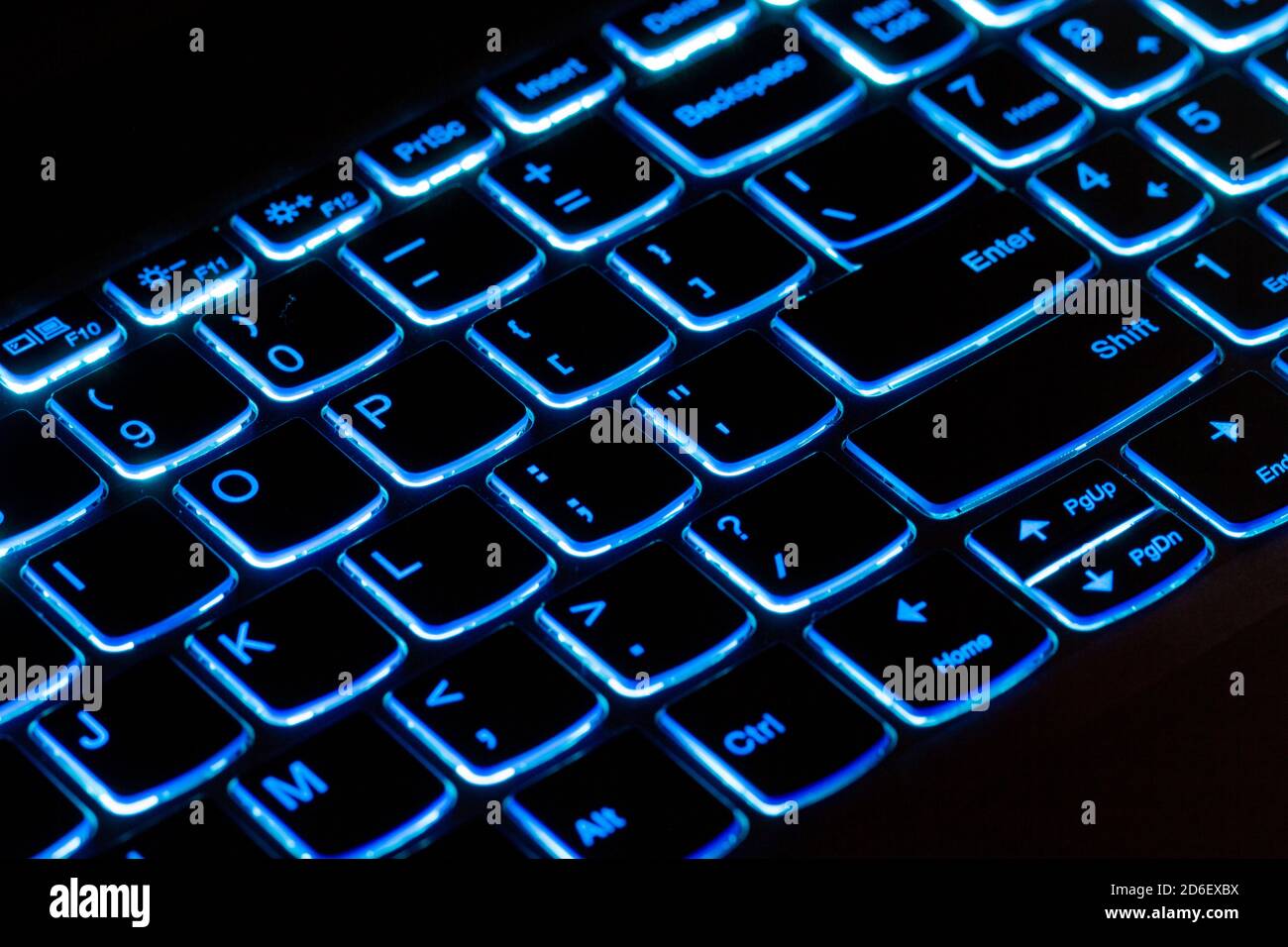 Blue lighted background hi-res stock photography and images - Alamy