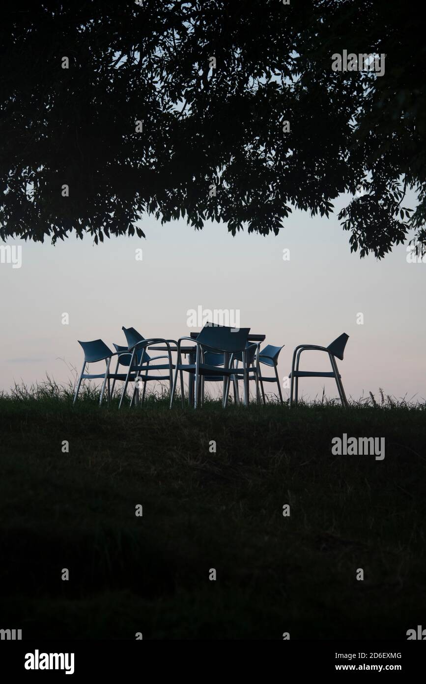 High rise seating hi-res stock photography and images - Alamy