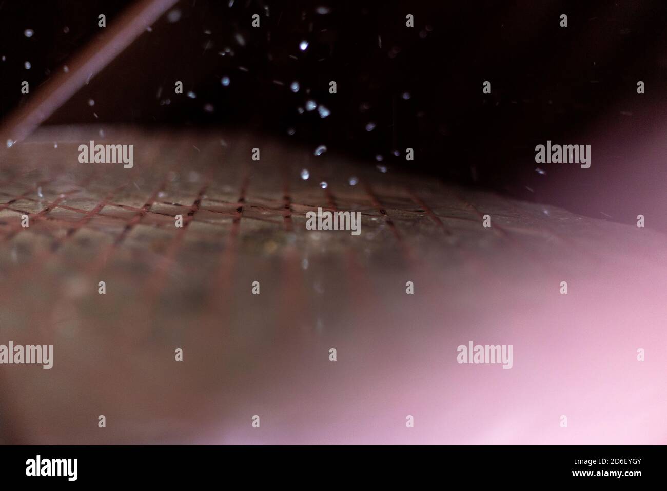 Raindrops dripping on the steps Stock Photo - Alamy