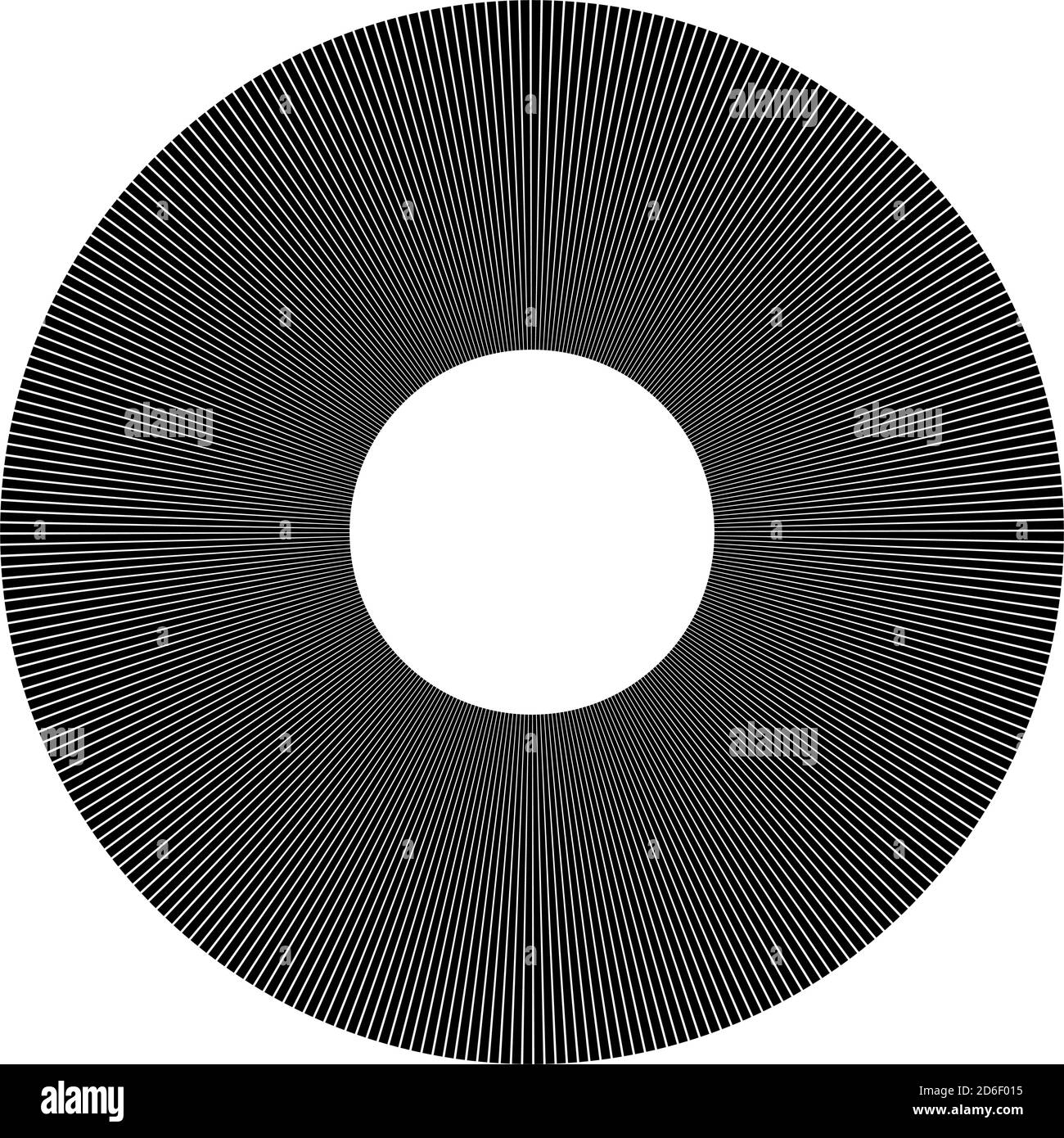 Circular radial, radiating lines, beams, rays. Geometric circle vector ...