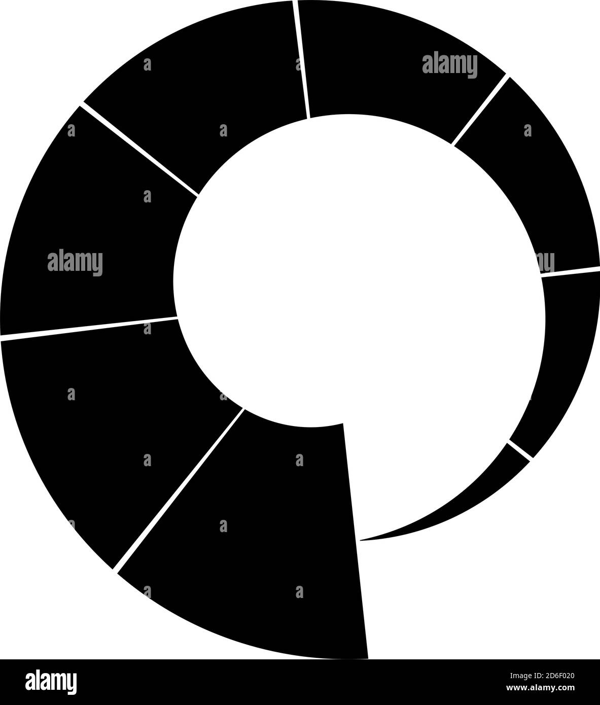 Circular radial, radiating lines, beams, rays. Geometric circle vector ...