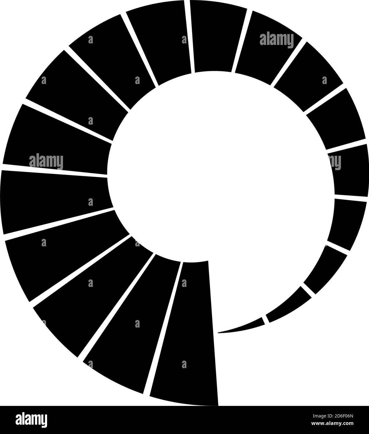 Circular radial, radiating lines, beams, rays. Geometric circle vector ...