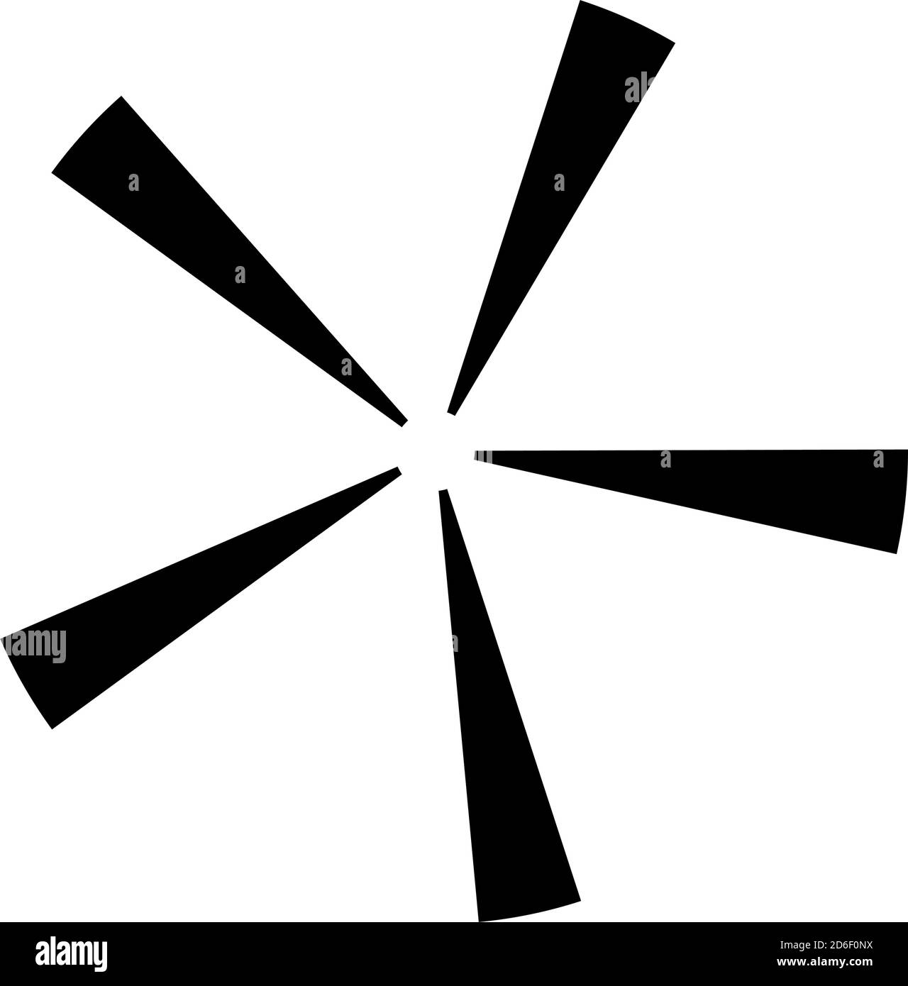 Circular radial, radiating lines, beams, rays. Geometric circle vector ...