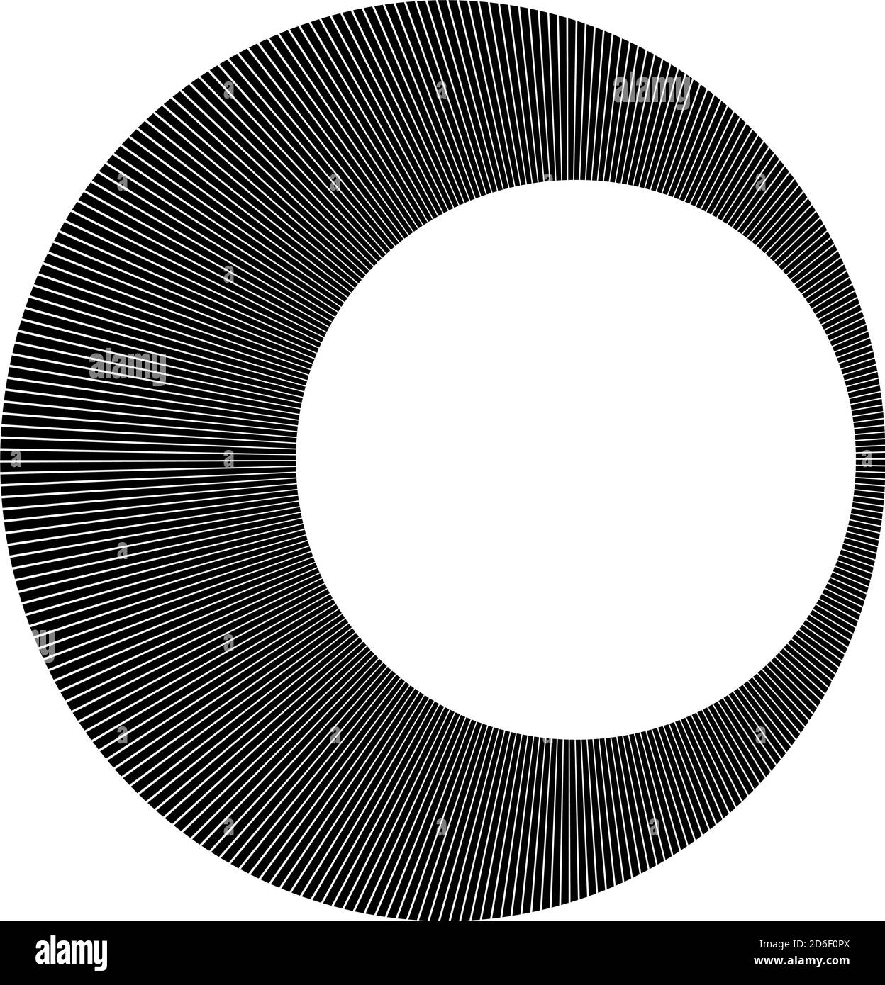 Circular radial, radiating lines, beams, rays. Geometric circle vector ...