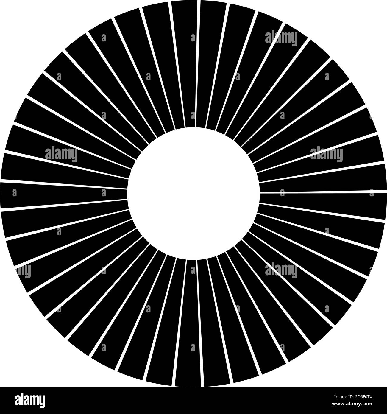 Circular radial, radiating lines, beams, rays. Geometric circle vector ...