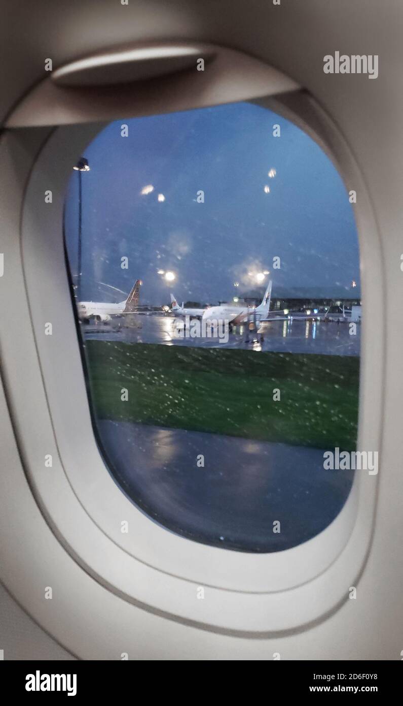 Rainy aviation evening hi-res stock photography and images - Alamy