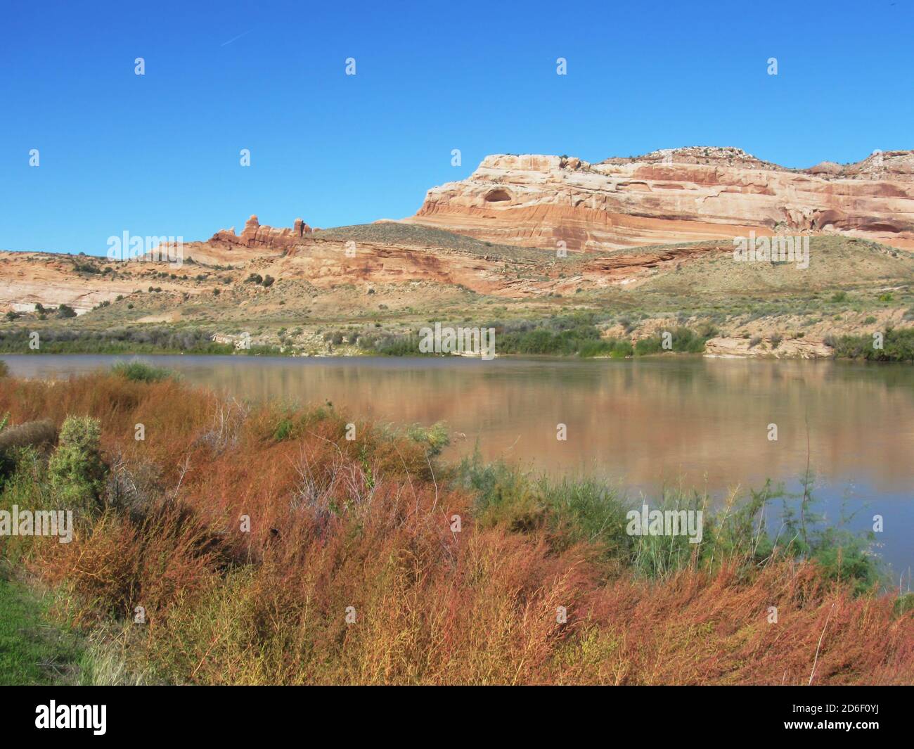 Colorado River, as seen from a viewpoint on the Scenic Byway, State ...