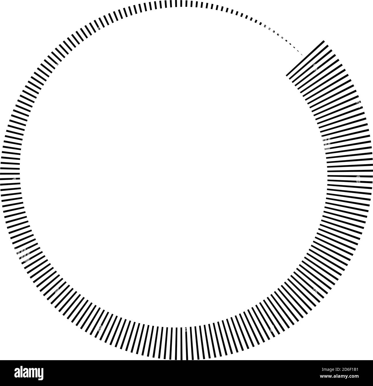 Circular radial, radiating lines, beams, rays. Geometric circle vector ...
