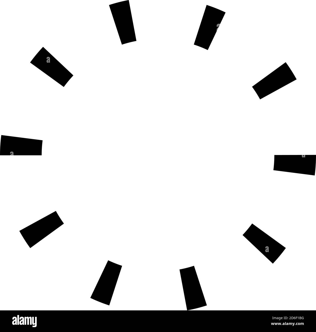 Circular radial, radiating lines, beams, rays. Geometric circle vector ...
