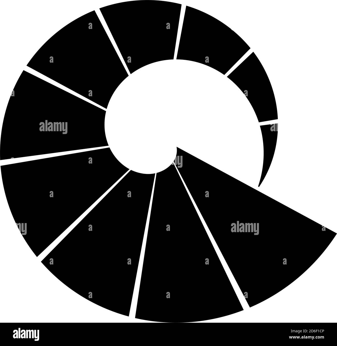 Circular radial, radiating lines, beams, rays. Geometric circle vector ...