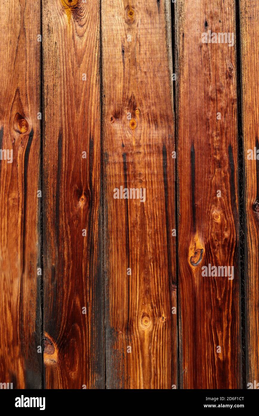 Burnt pine wood texture. Barn plank background. Old wooden house ...