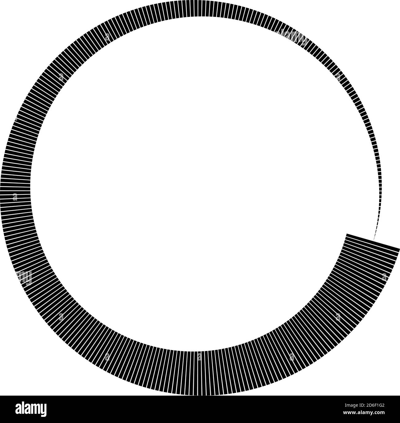 Circular radial, radiating lines, beams, rays. Geometric circle vector ...