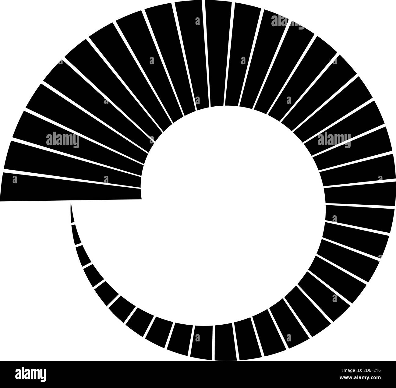 Circular radial, radiating lines, beams, rays. Geometric circle vector ...