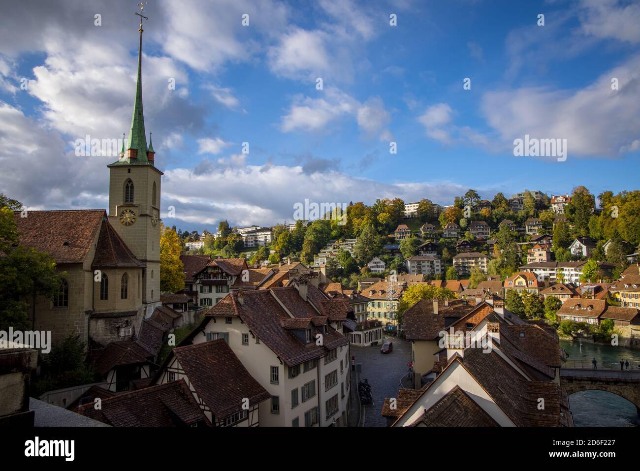 The historic district of Bern - the capital city of Switzerland Stock ...