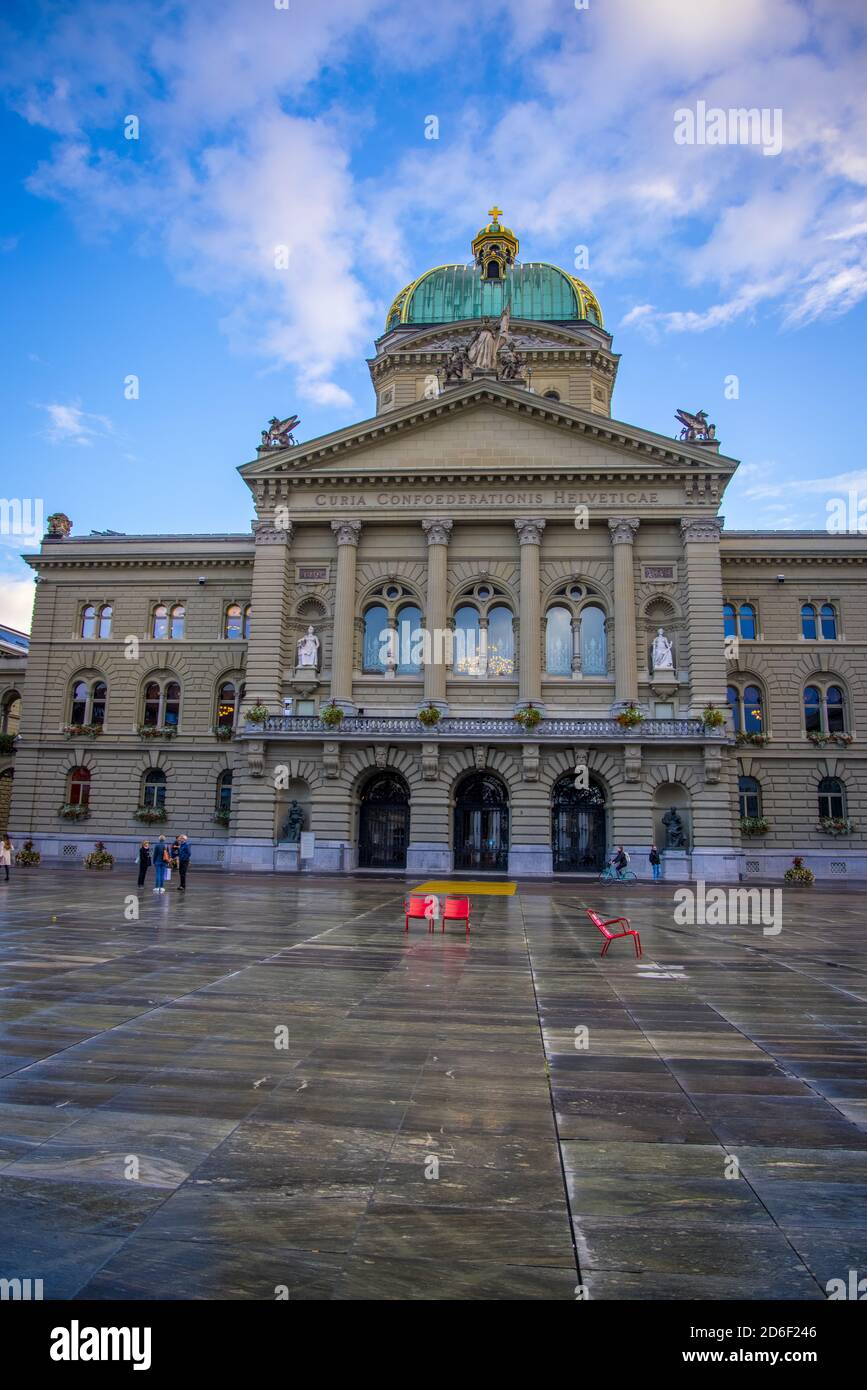 Parliament building in the city of Bern - the capital city of ...
