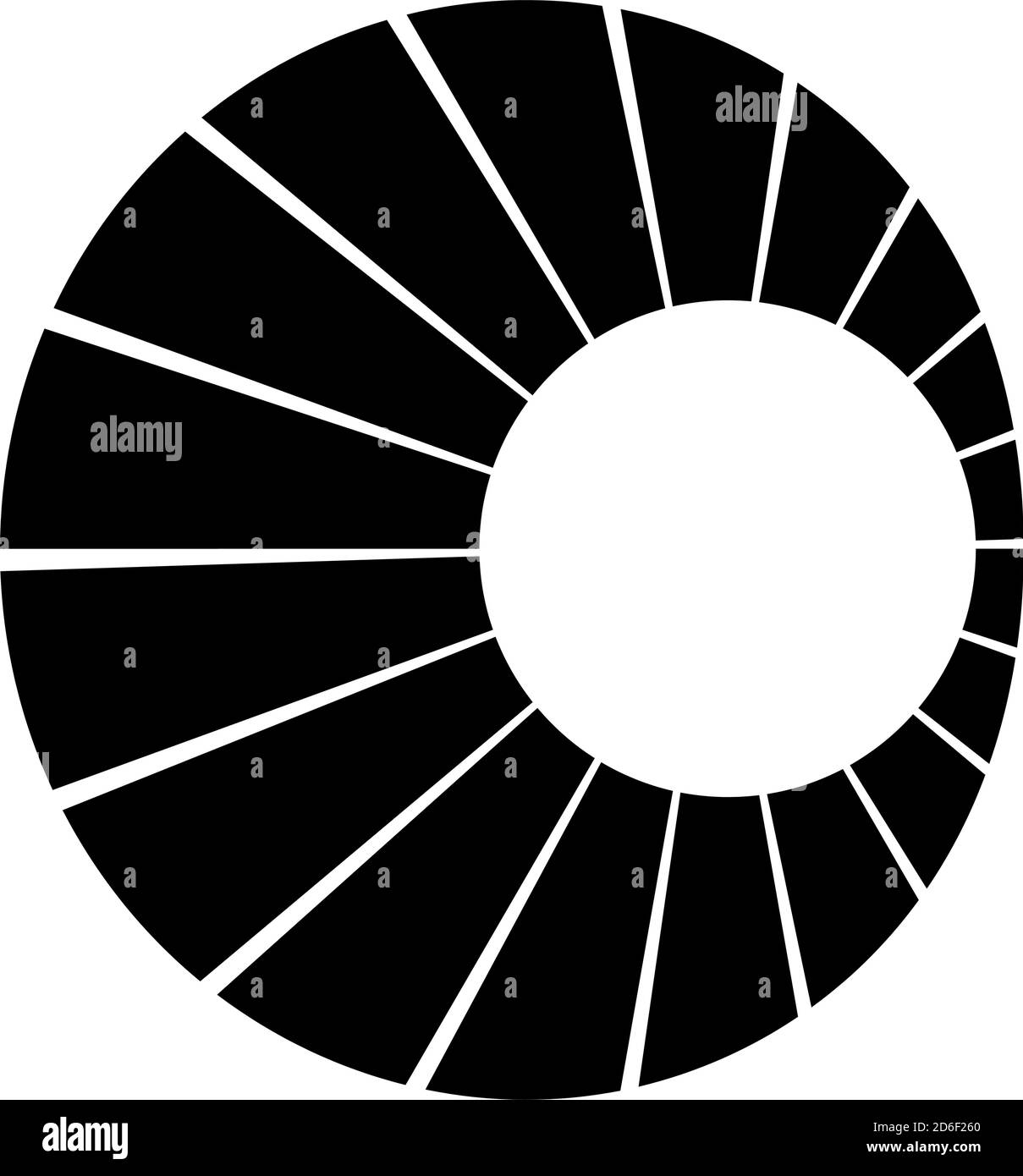 Circular radial, radiating lines, beams, rays. Geometric circle vector ...