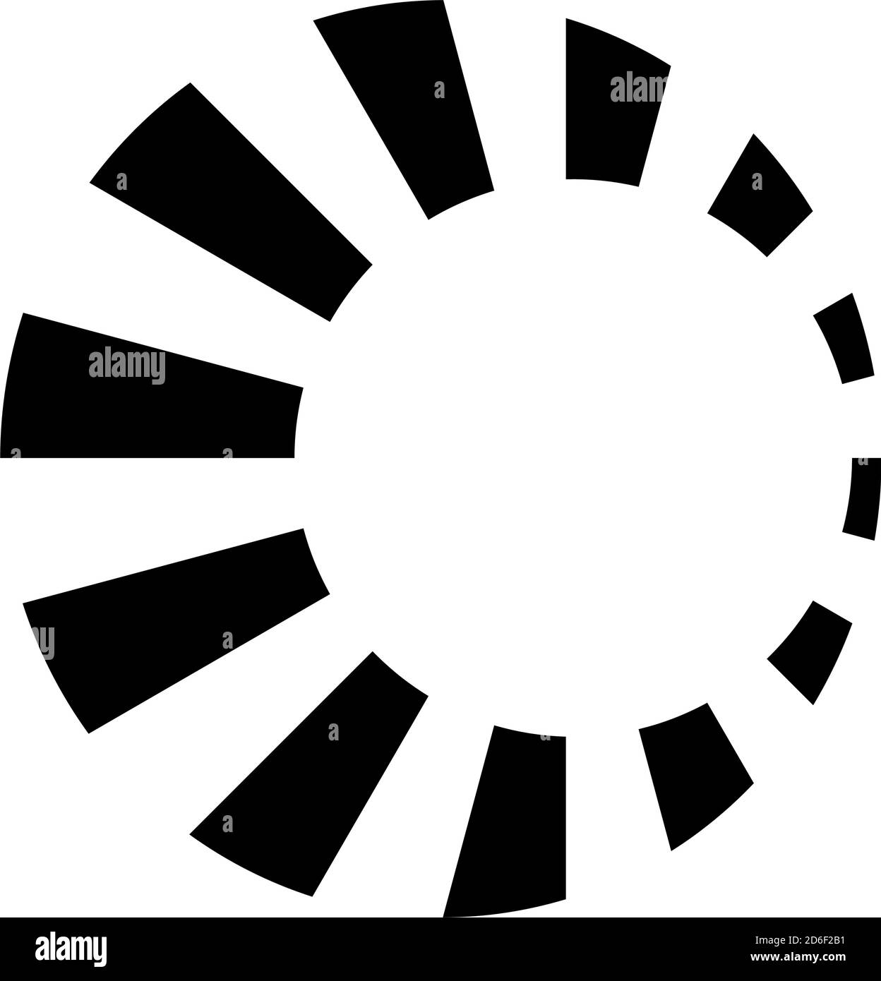 Circular radial, radiating lines, beams, rays. Geometric circle vector ...