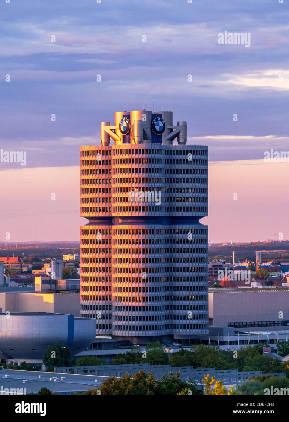 BMW company headquarters, Munich, Bavaria, Germany, Europe Stock Photo ...