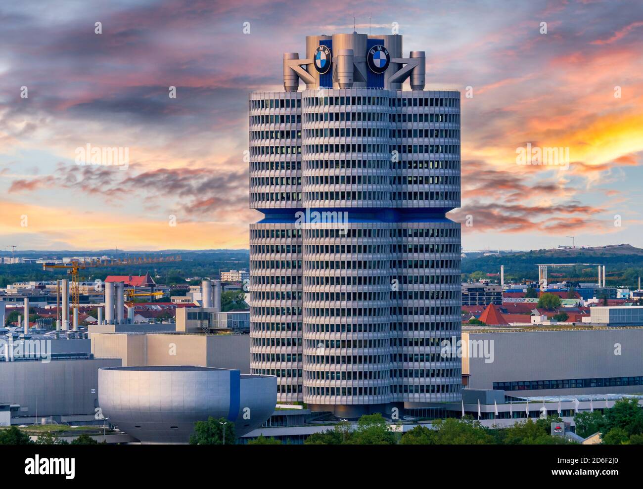 BMW company headquarters, Munich, Bavaria, Germany, Europe Stock Photo ...