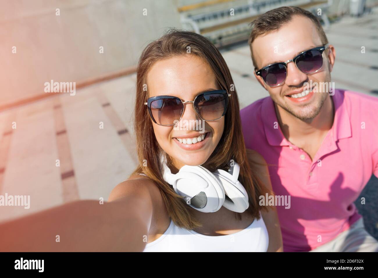 Having weekend in summer park Stock Photo - Alamy