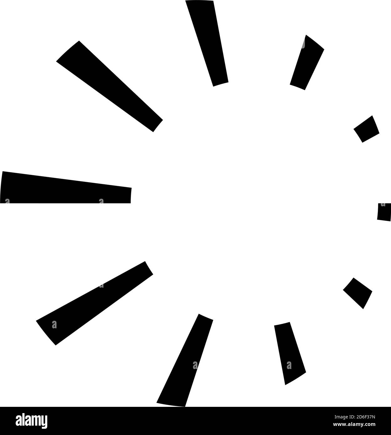 Circular radial, radiating lines, beams, rays. Geometric circle vector ...