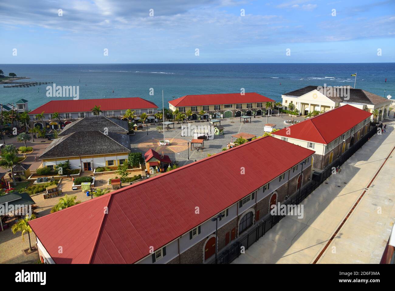 Cruise Port of Falmouth in Falmouth, Jamaica. This port is built by ...