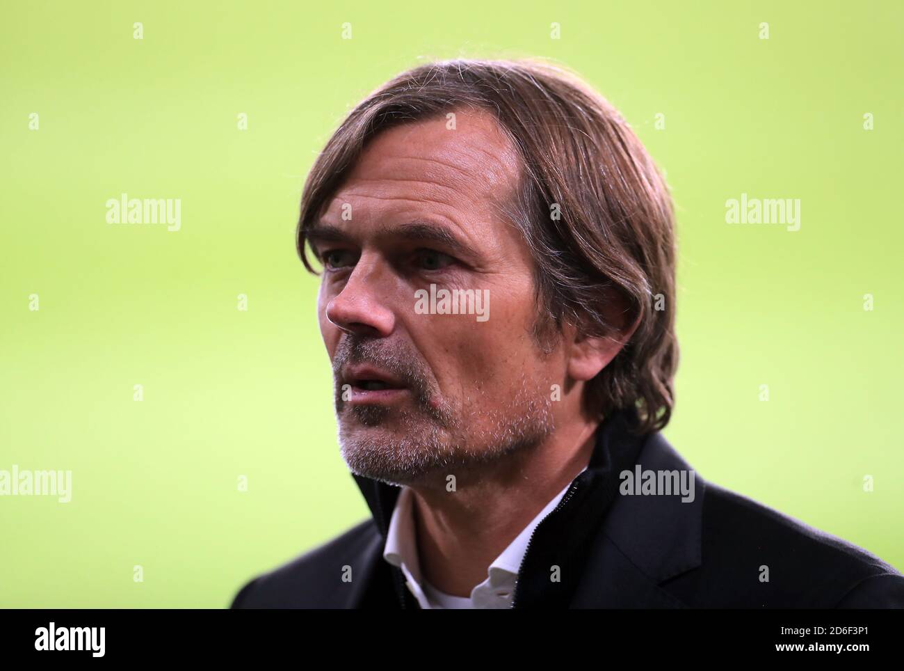 Derby County manager Phillip Cocu is interviewed after the Sky Bet ...