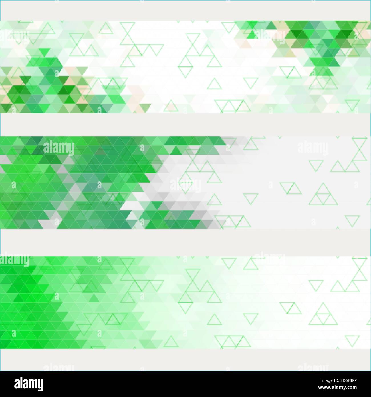 green abstract banner triangle background header nature polygons lime ...