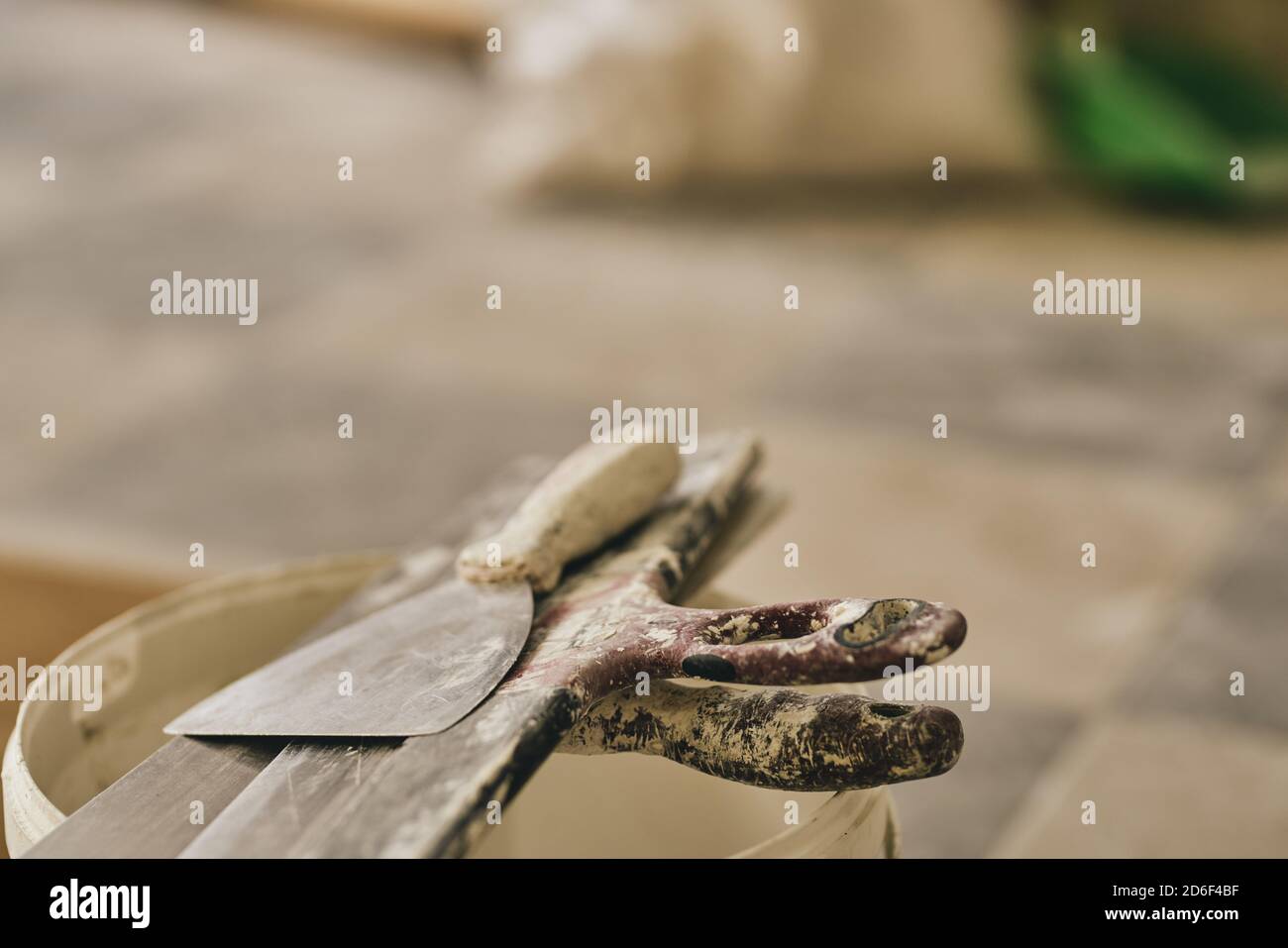 Construction repair facility tools work equipment improvement Stock Photo - Alamy