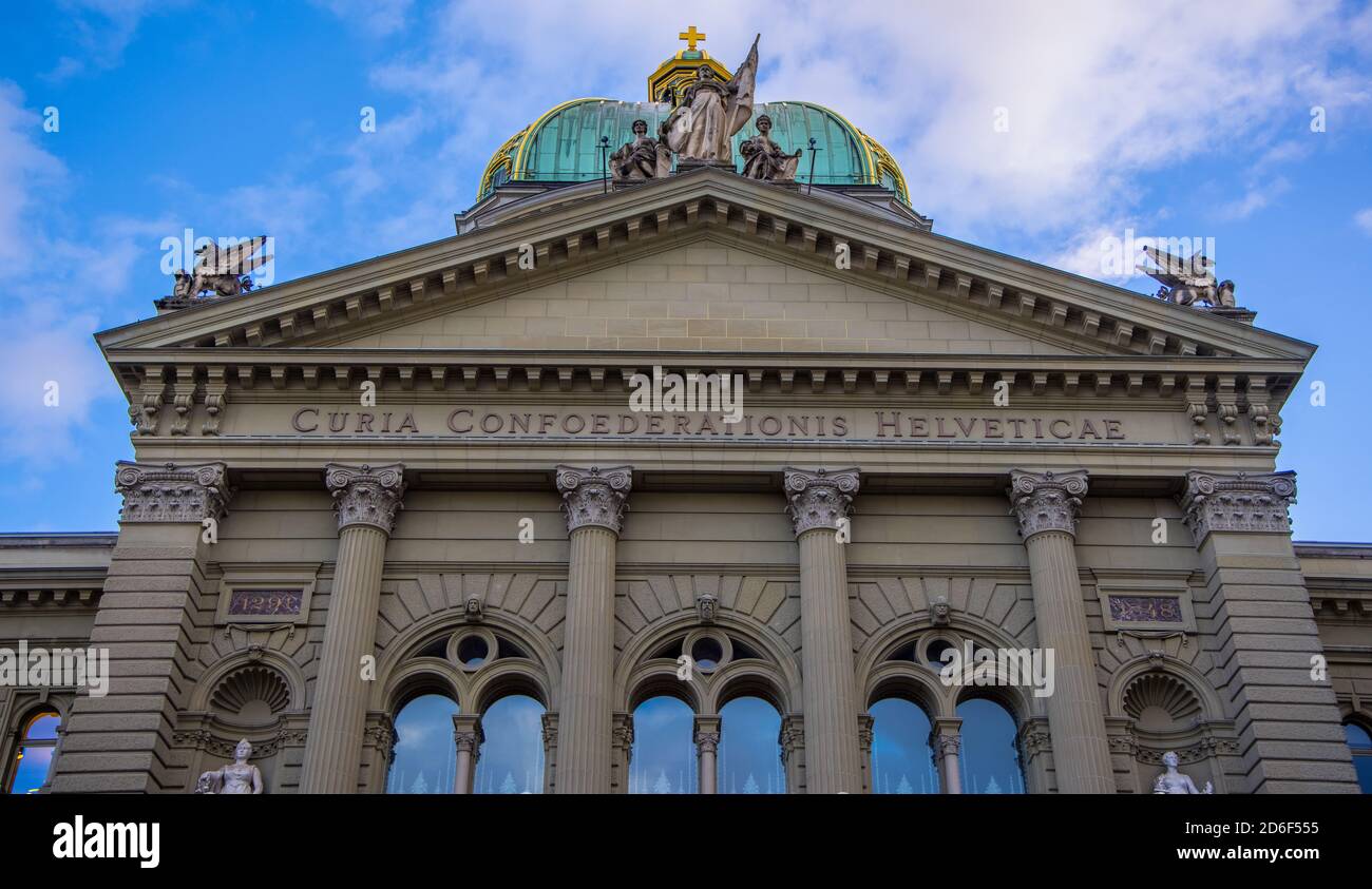Parliament building in the city of Bern - the capital city of ...