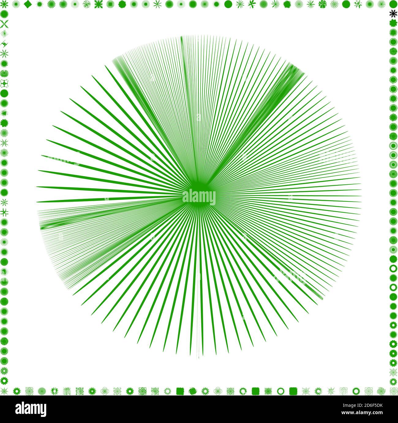 Green, organic-angular geometric generative art shapes, abstract vector ...
