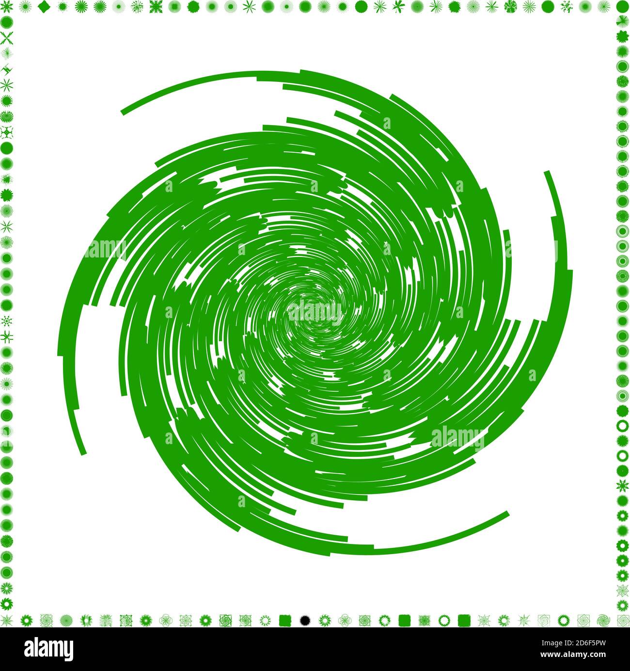 Green, organic-angular geometric generative art shapes, abstract vector ...