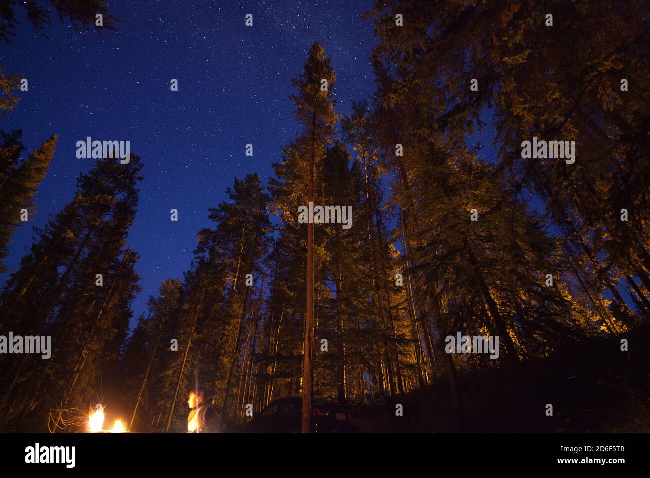 Jasper national park canada night hi-res stock photography and images ...