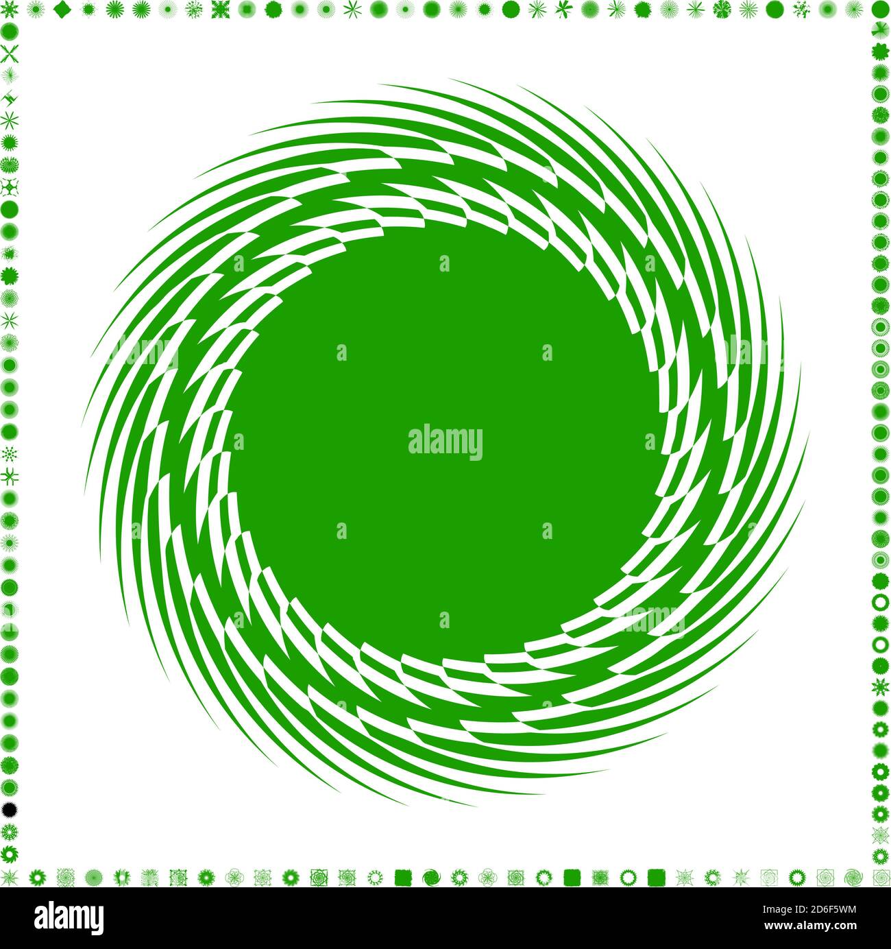 Green, organic-angular geometric generative art shapes, abstract vector ...