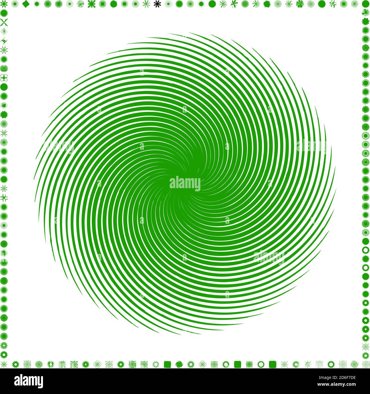Green, organic-angular geometric generative art shapes, abstract vector ...