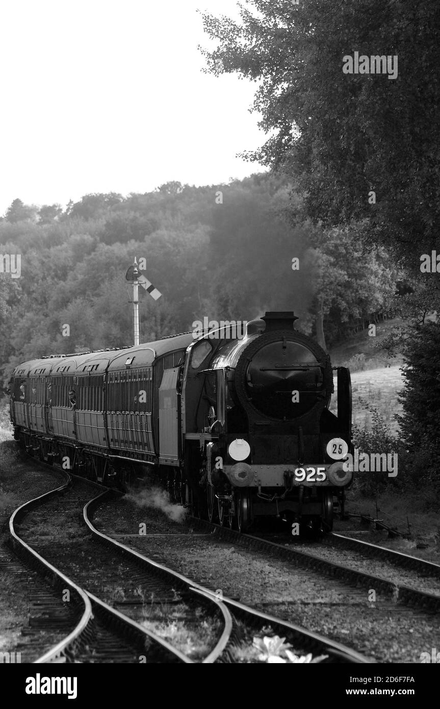 Cheltenham steam train Black and White Stock Photos & Images - Alamy