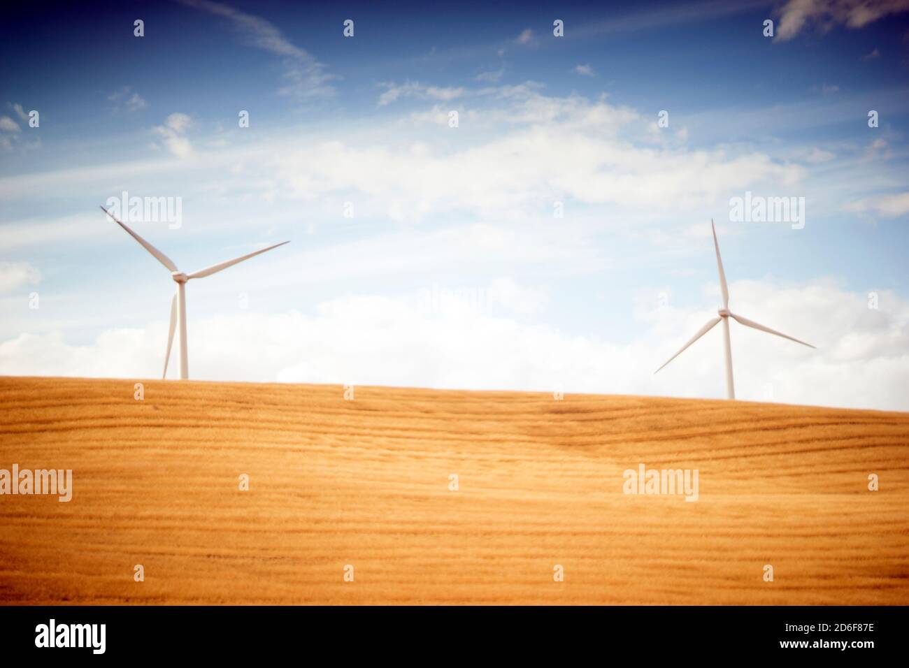Turbines in the landscape hi-res stock photography and images - Alamy