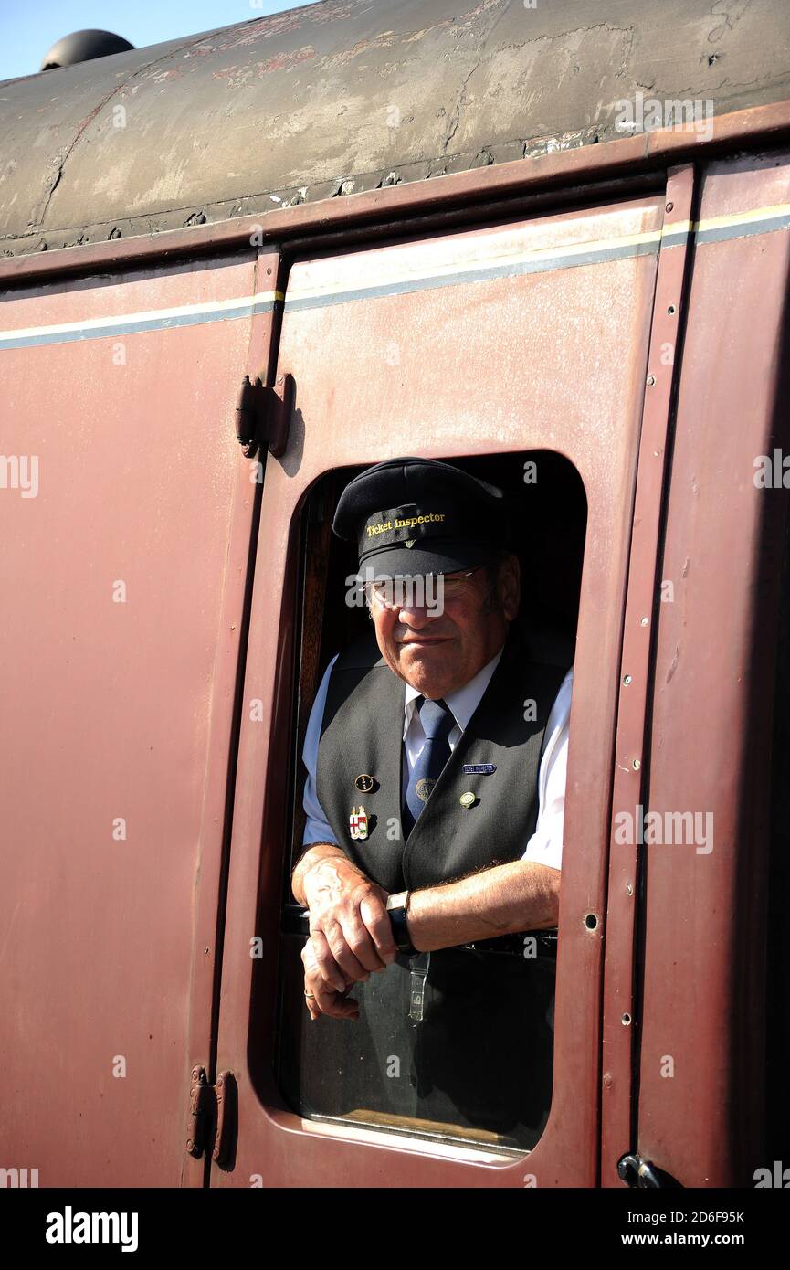 Railway ticket inspector hi-res stock photography and images - Alamy